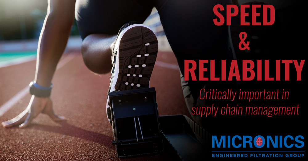 Speed and Reliability in Supply Chain Management - Southern Filter Media