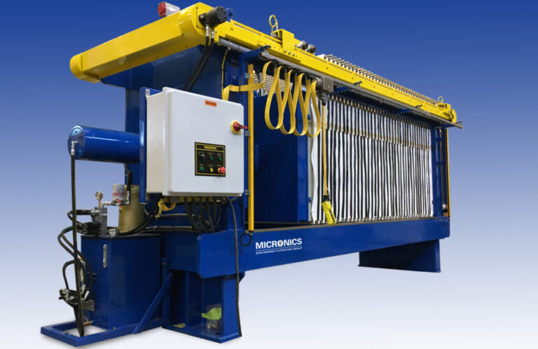 High Capacity Filter Presses | Sidebar & Overhead Beam Presses | Micronics